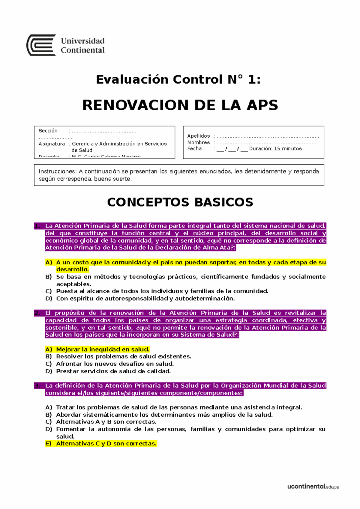 APS EC S01 Renovación de APS - Evaluación Control N° 1: RENOVACION DE ...