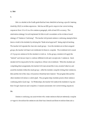 Module 7 Notebook Module 7: Theory-based Instructional Strategies ...