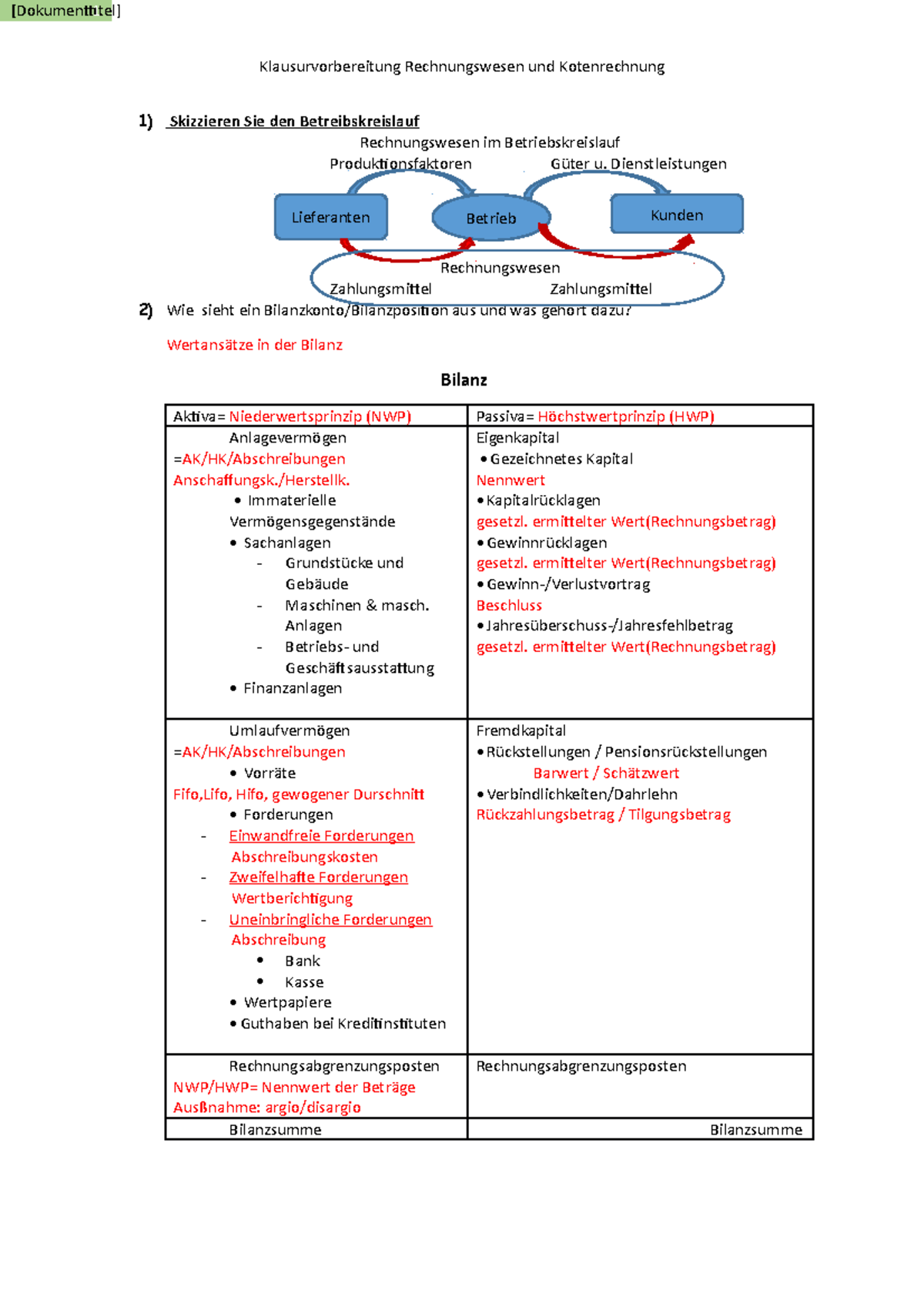 Quantitative Methoden der BWL(Vorbereitung 2016 )++++ - 1 ...