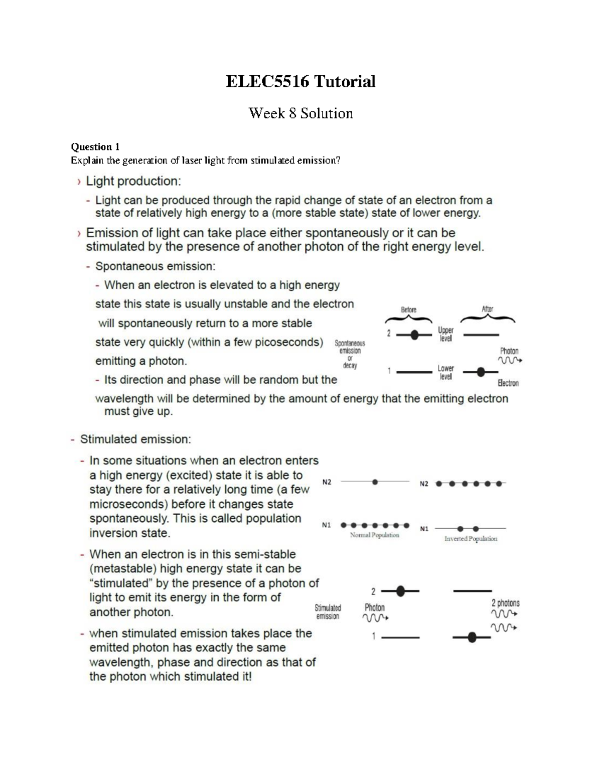 ELEC5516 Tutorial Week 7 Solution - ELEC5516 Tutorial Week 8 Solution ...