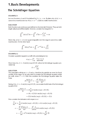 Tutorial sheet 3 - Solutions - Solution of tutorial Solution1. Linear Operator: An operator 𝑳 ̂ ...