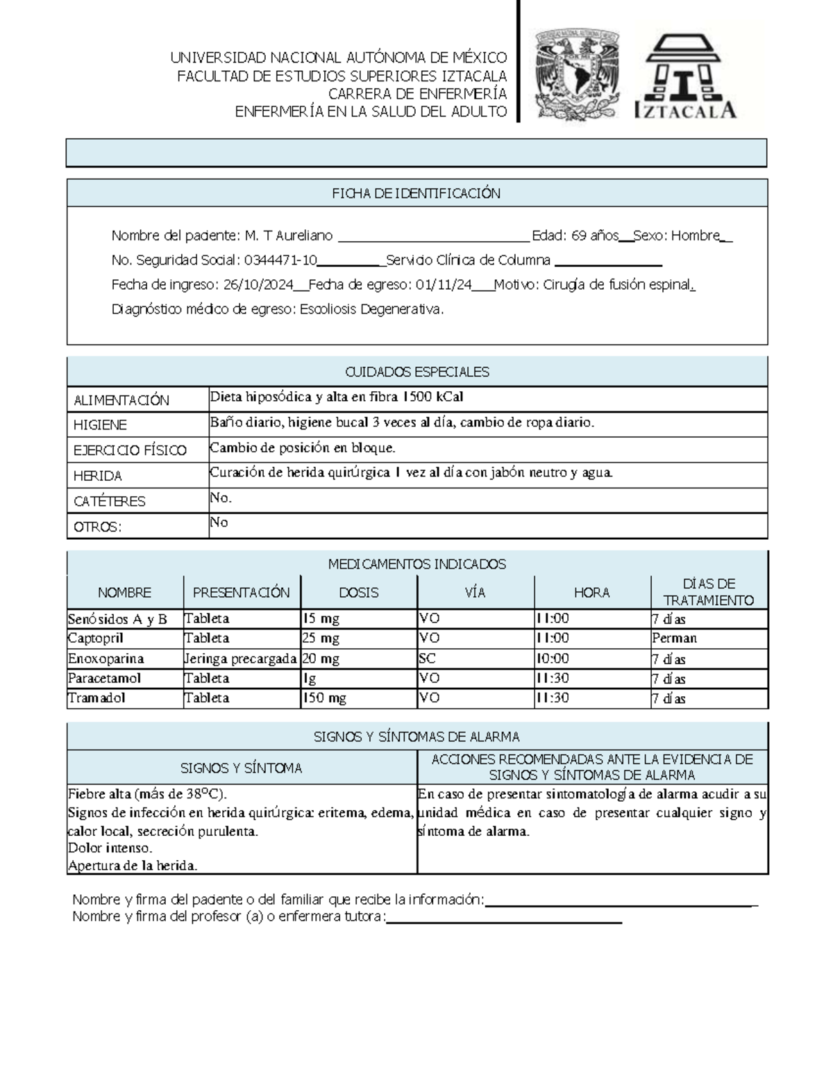 PLAN ALTA Columna - ,a,a, - UNIVERSIDAD NACIONAL AUTÓNOMA DE MÉXICO ...