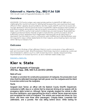 Crim - Actus Reus - These are various crim cases. - Martin v. State ...