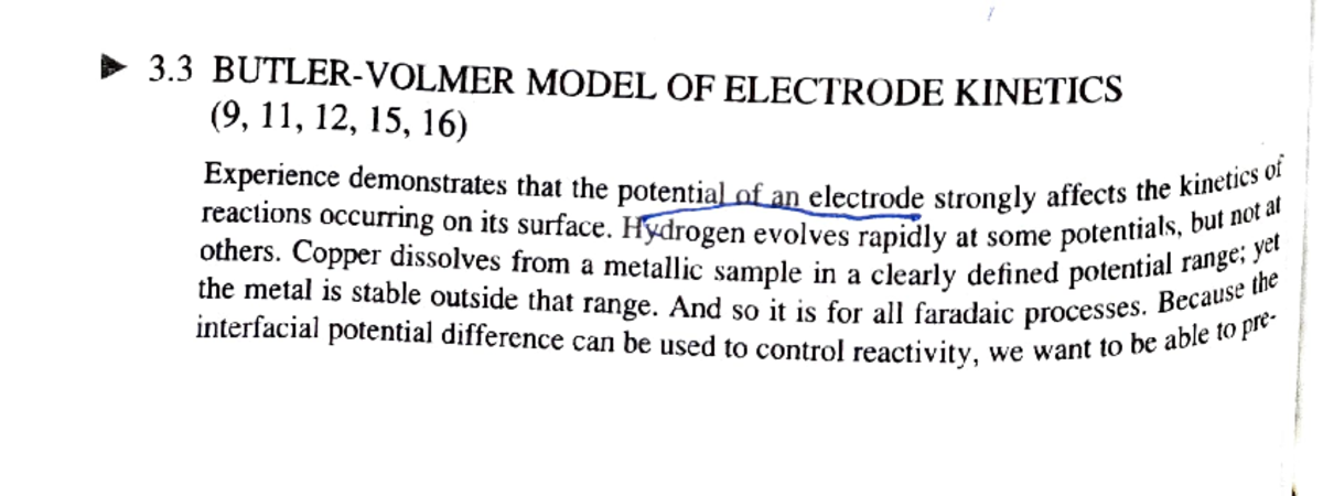 Butler-volmer Model of electrode kinetics - BUTLER-VOLMER MODEL OF ...