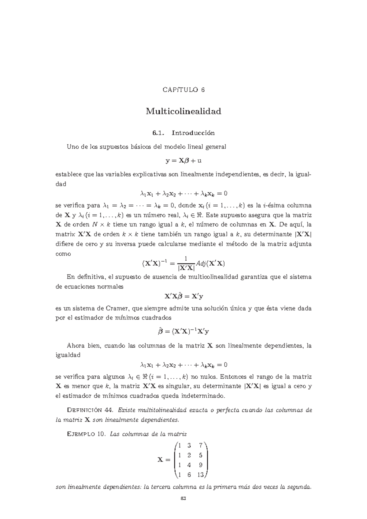 Multicolinealidad ejercicios multincolinealiedad para examen - CAP ...