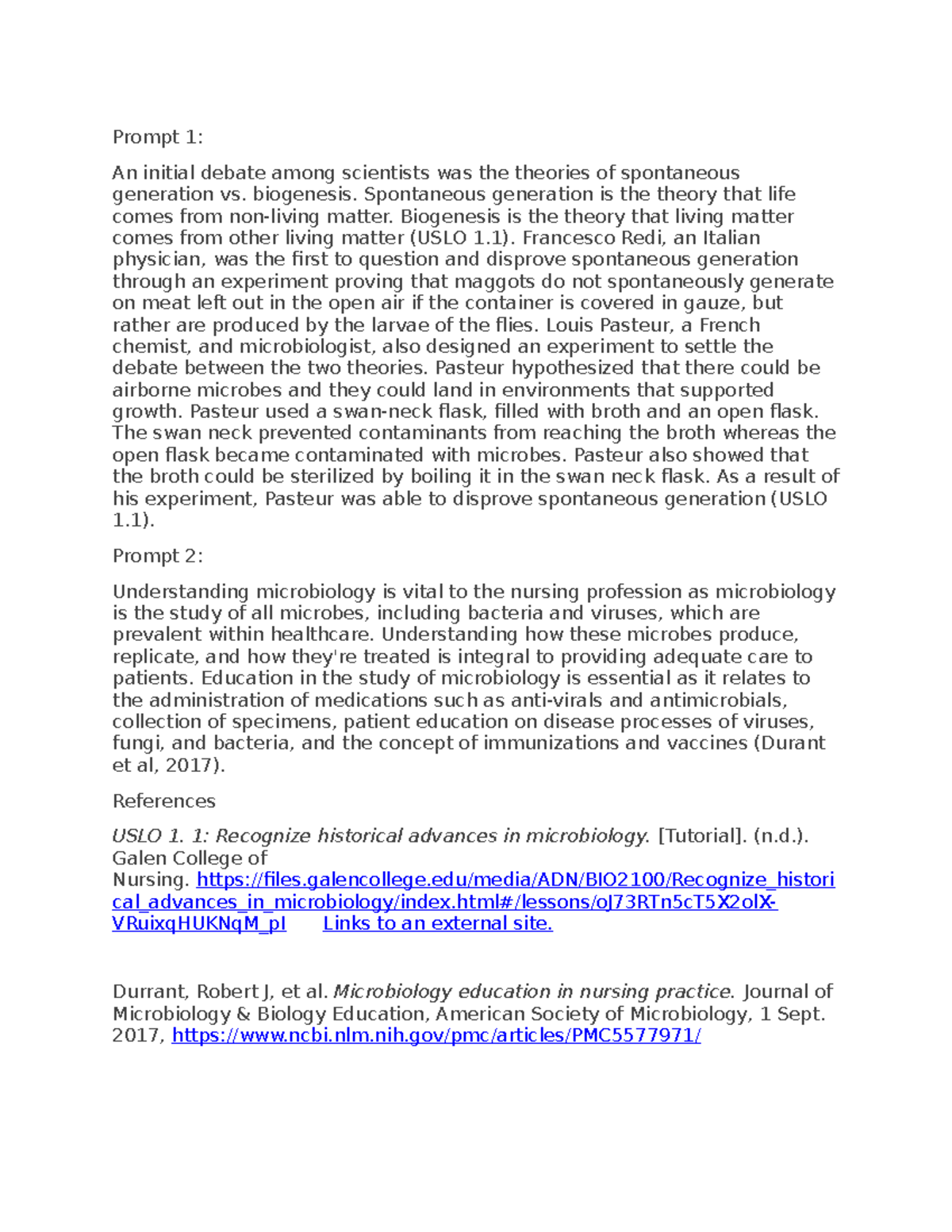 Micro Week 1 Discussion - Prompt 1: An initial debate among scientists ...