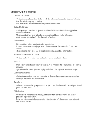 Anthropology Notes - Took these during my freshmen year before Covid ...