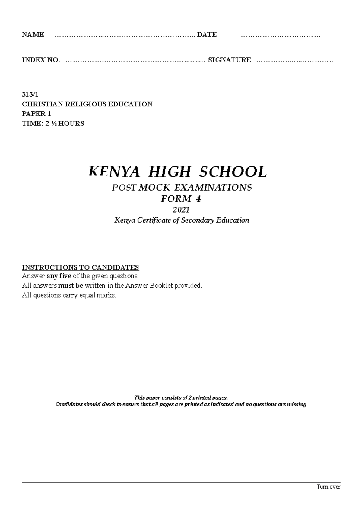 CRE p1 q 1 - Practice questions to make your learning very easy and ...