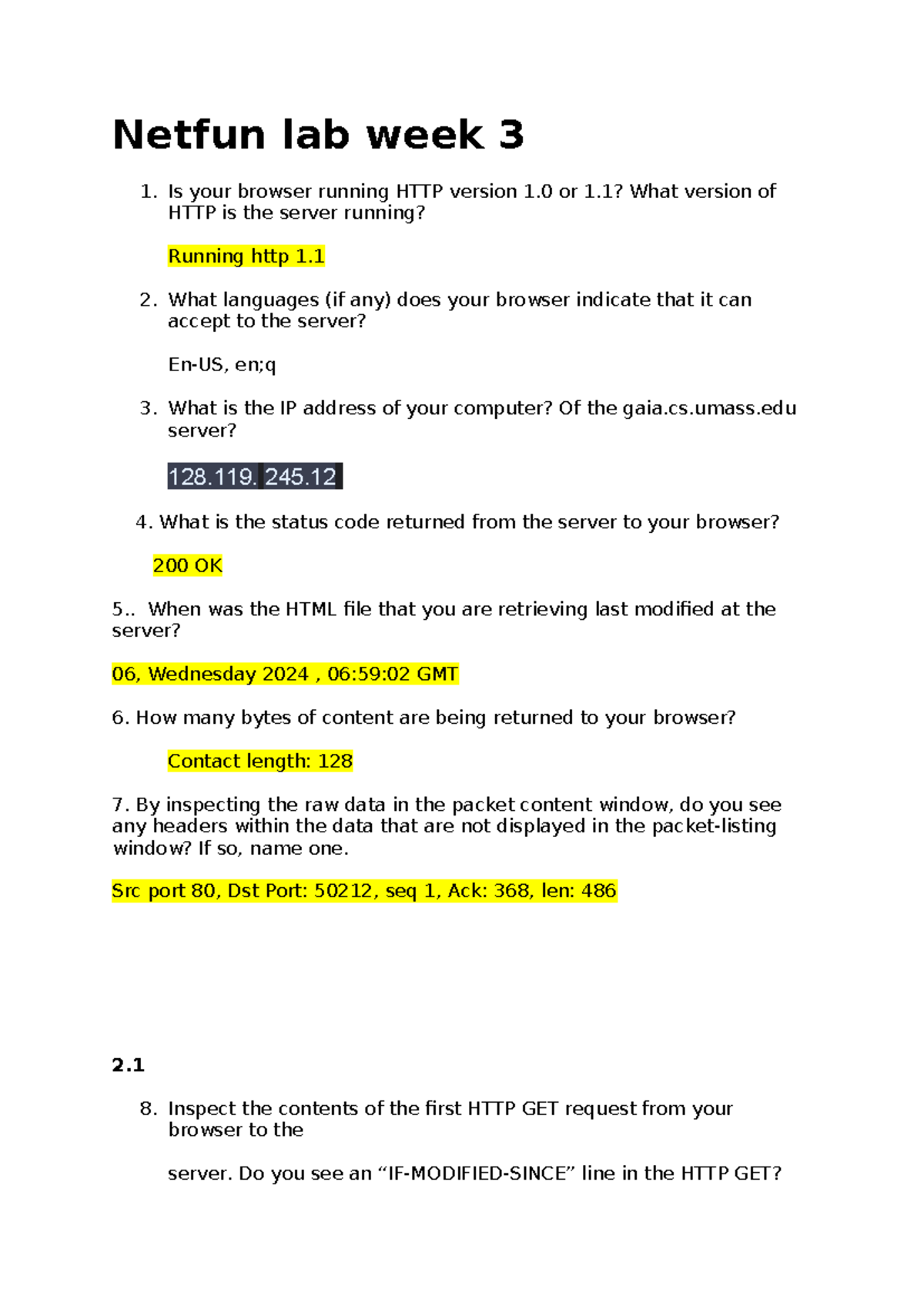 Week 3 Answers Lab Netfun Netfun Lab Week 3 1 Is Your Browser