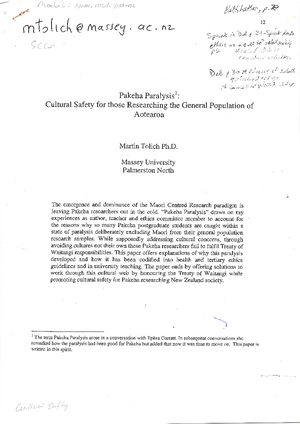 NZ Identity - The Dark Horse AS91101 - Cherry Bacia - The Dark Horse ...