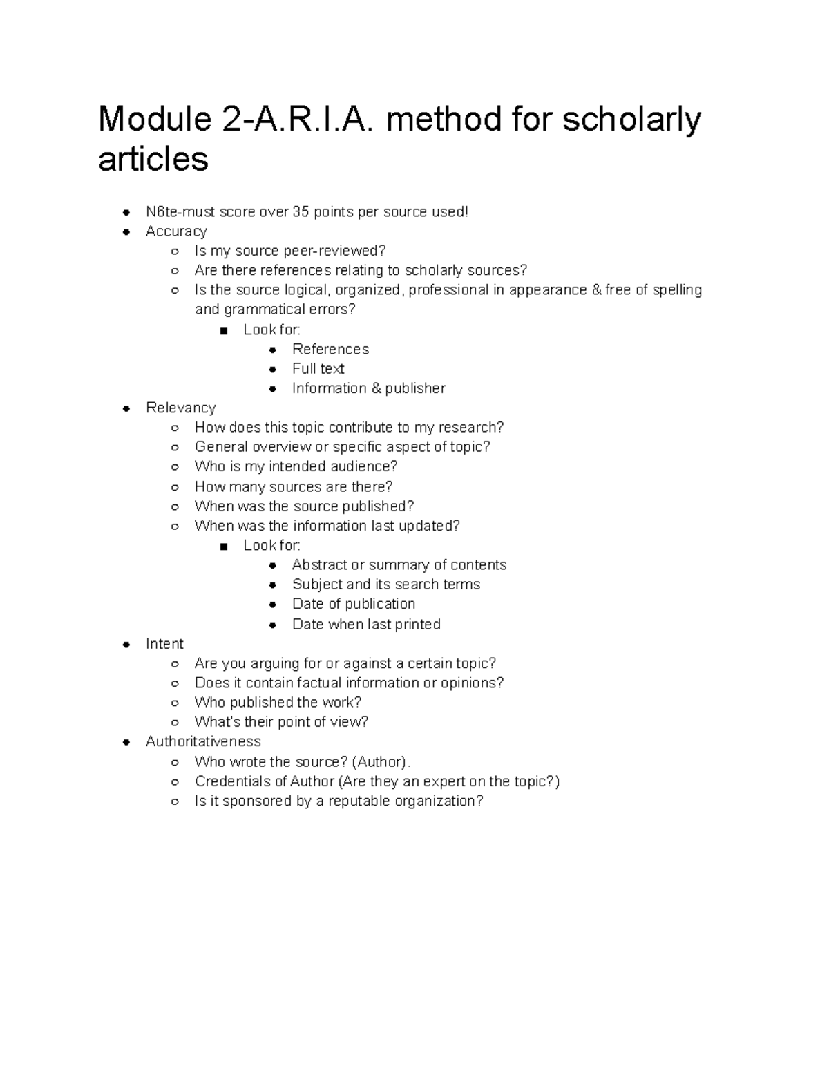 HIS 200-Module 2 - HIS 200 Module 2 Notes-Adapted from text for ...