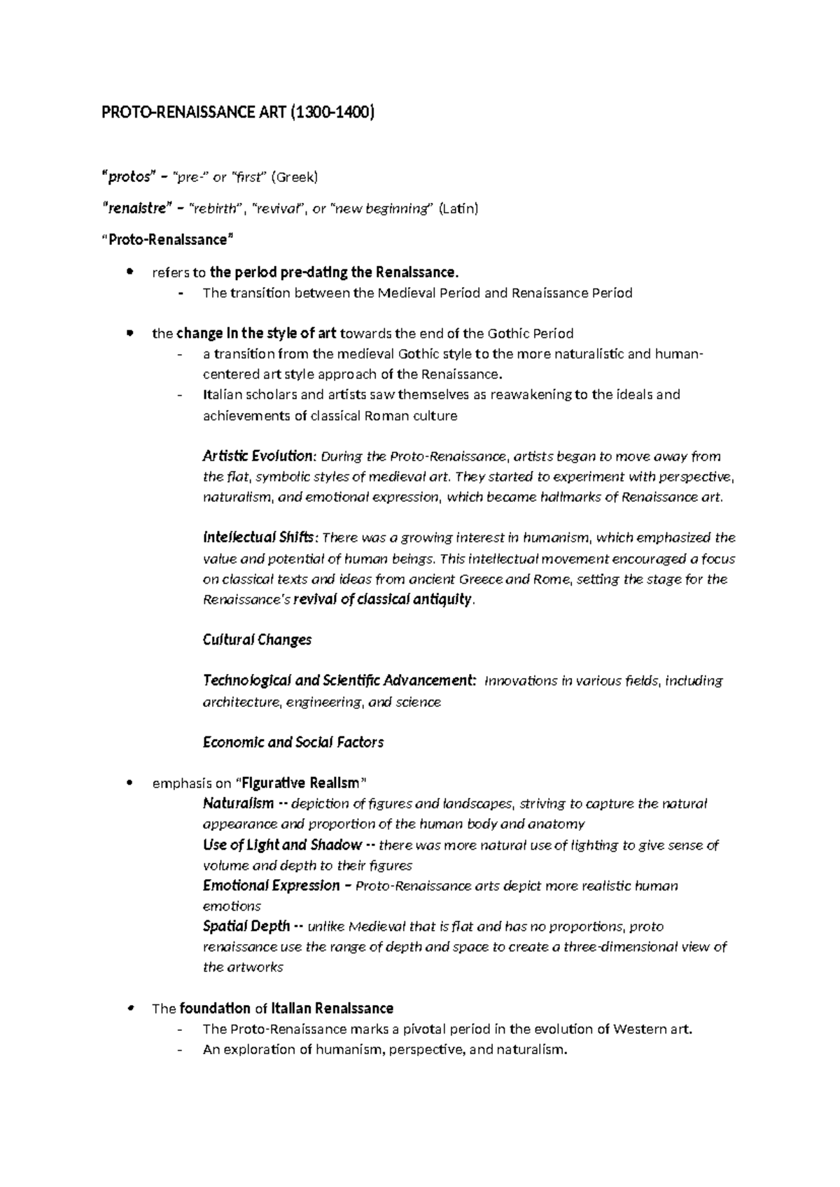 Proto- Renaissance Art (Proto-Renaissance Period) - PROTO-RENAISSANCE ...