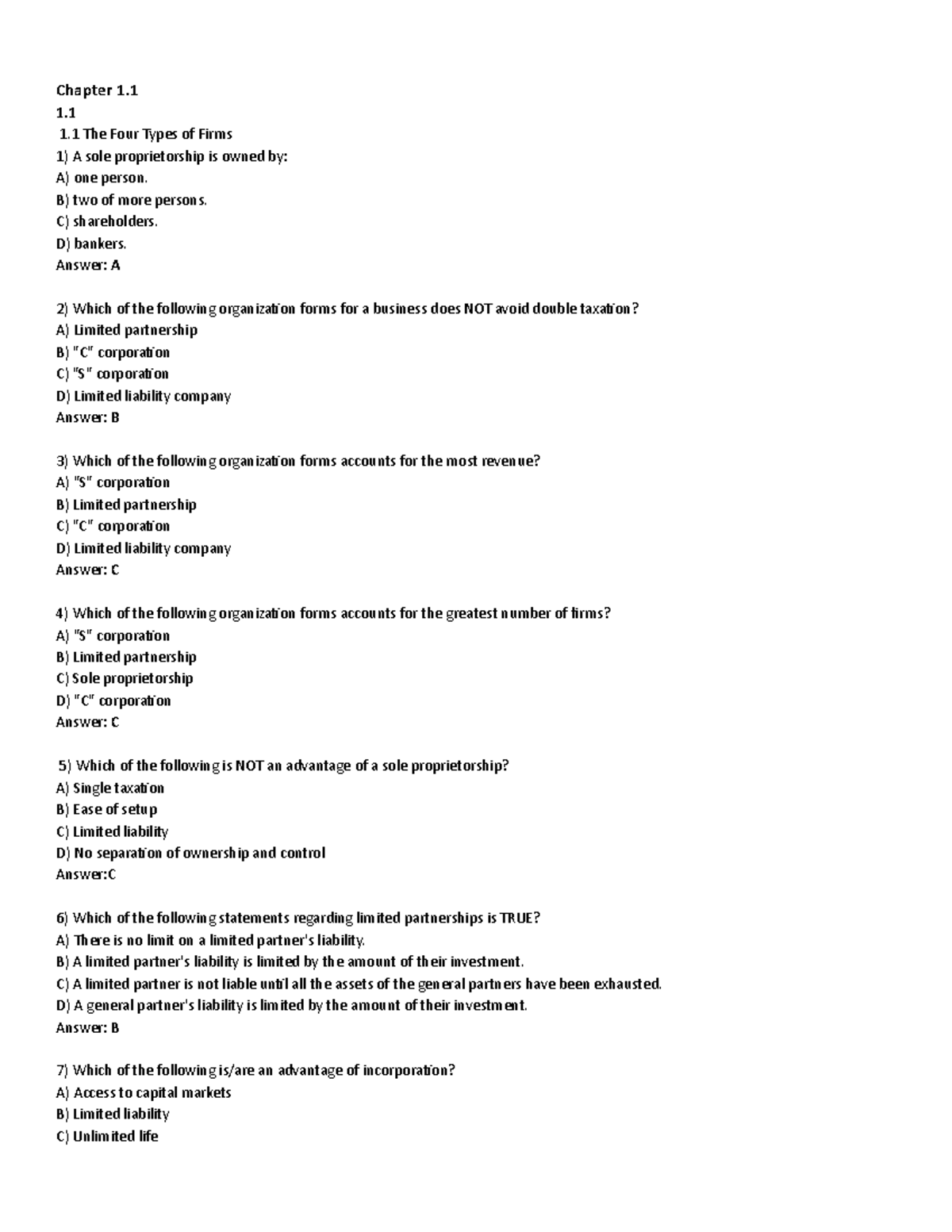 Exam Format Apuntes 10 Chapter 1 1 1 The Four Types Of Firms 1 A exam-format-apuntes-10-chapter-1-1-1-the-four-types-of-firms-1-a