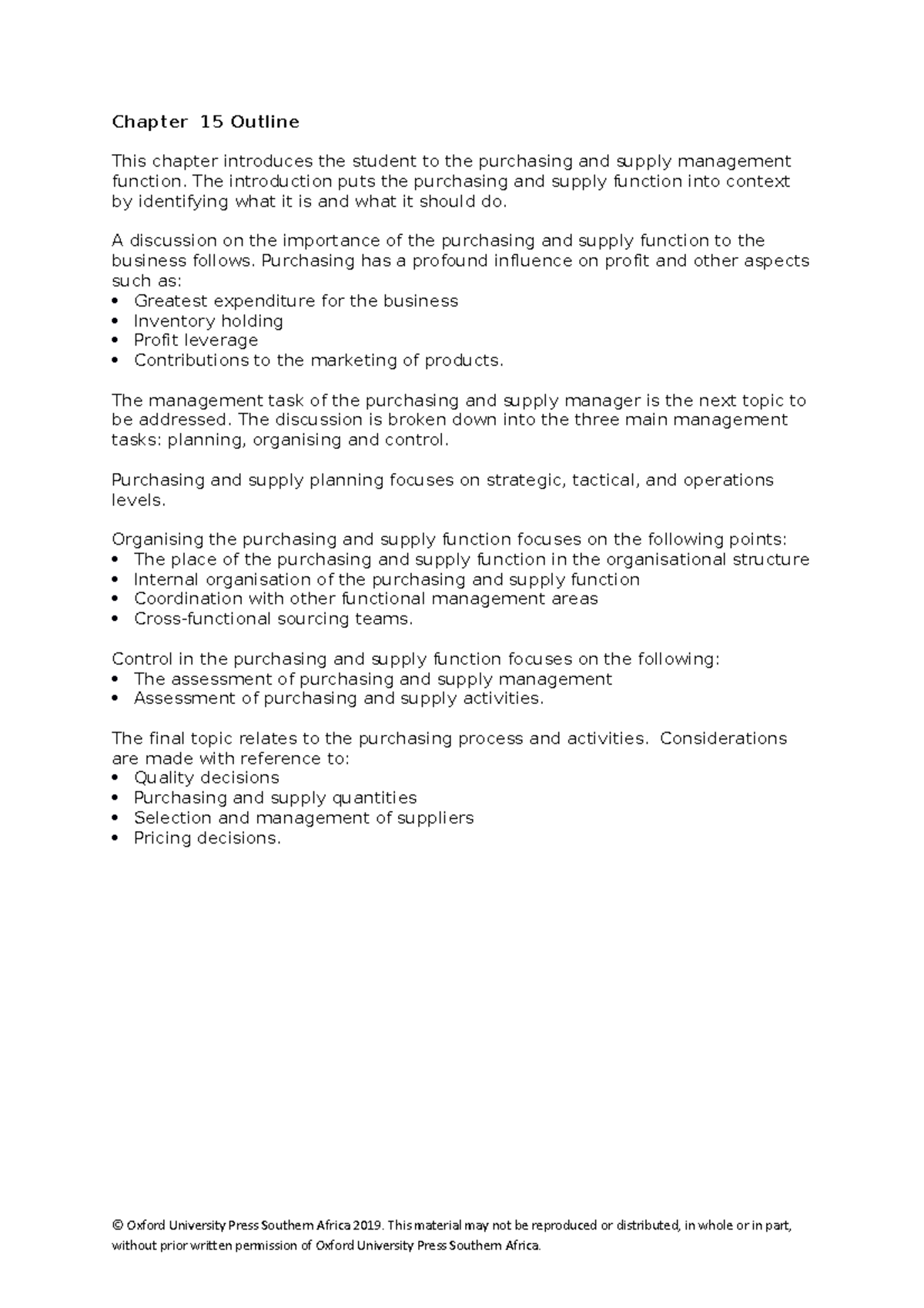 Chapter 15 outline V1 0 - Chapter 15 Outline This chapter introduces ...