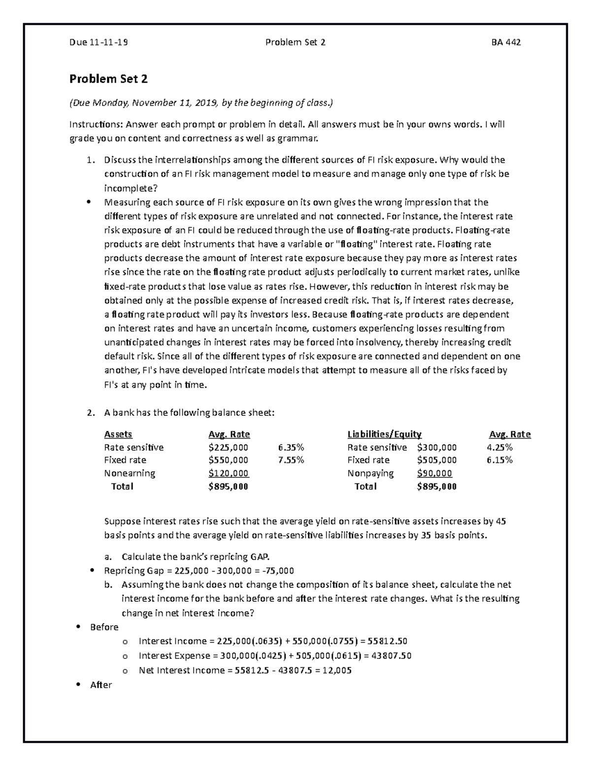 Problem Set 2 - Homework solutions - Problem Set 2 (Due Monday ...