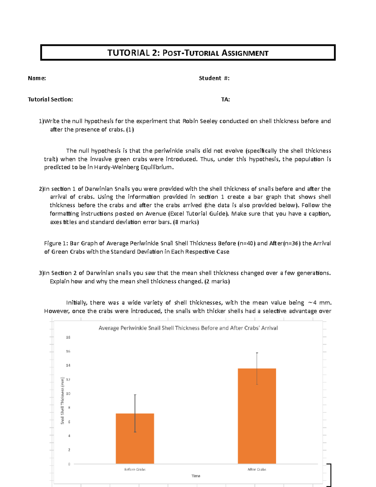 Tutorial 2 Post-tutorial Assignment- Natural Selection Fall 20 ...