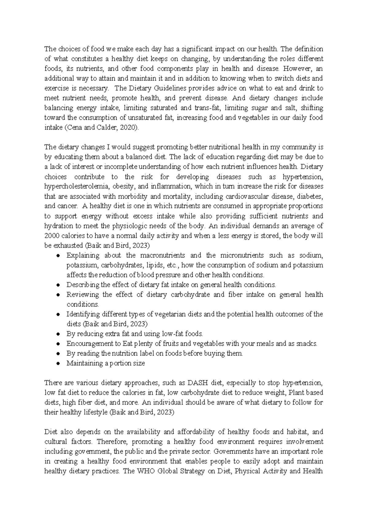 Human Anatomy and Physiology (HS2211) Learning journal unit 6 - The ...