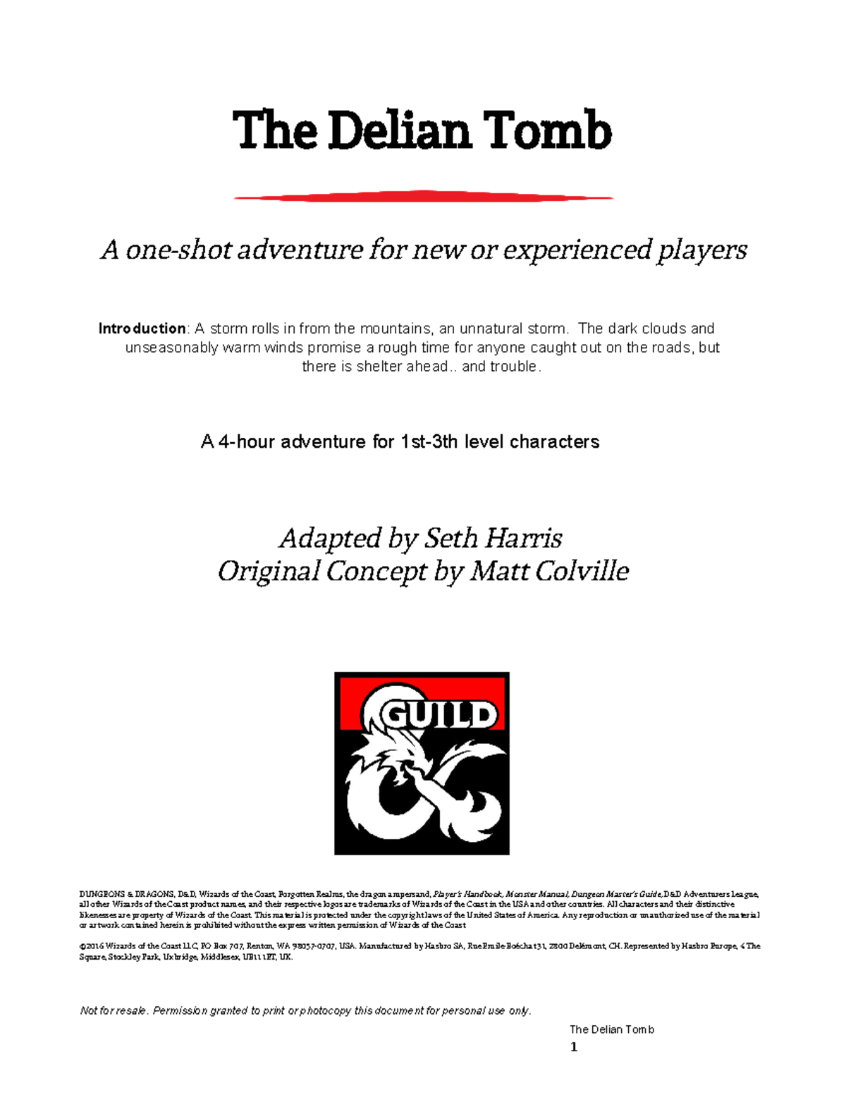 1146100-The Delian Tomb - The Delian Tomb A one-shot adventure for new ...