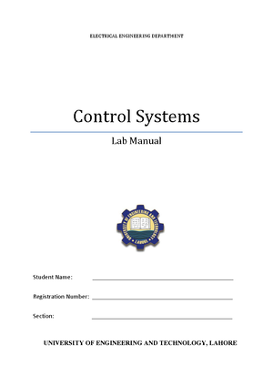 Control system question - UET Lahore - Studocu