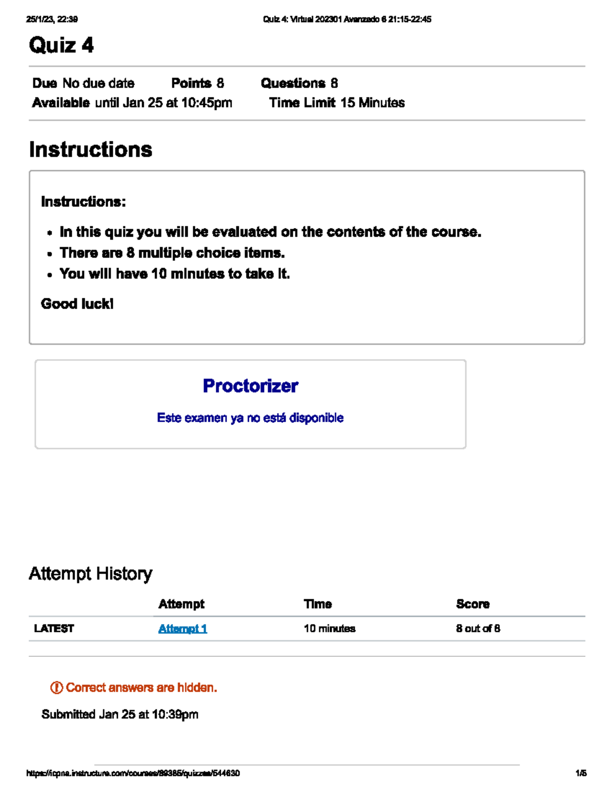 Quiz 4 advance 6 - avanzado 11 - Ingles II - Studocu