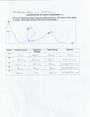 Conservation of Energy in Physics - This principle is based on the ...