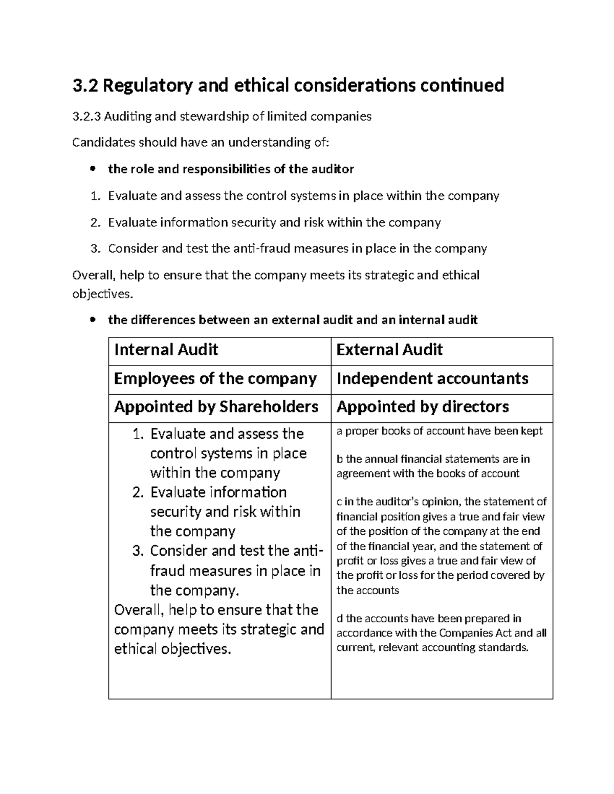 Stewardship - 3 Regulatory and ethical considerations continued 3.2 ...