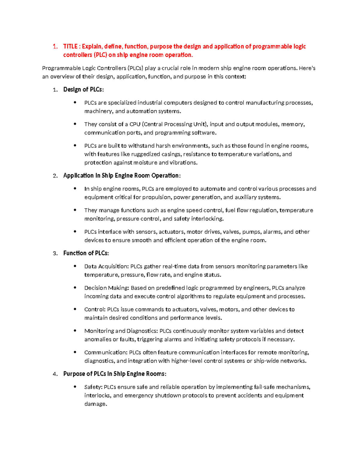 5 6338953287412223525 - 1. TITLE : Explain, define, function, purpose ...