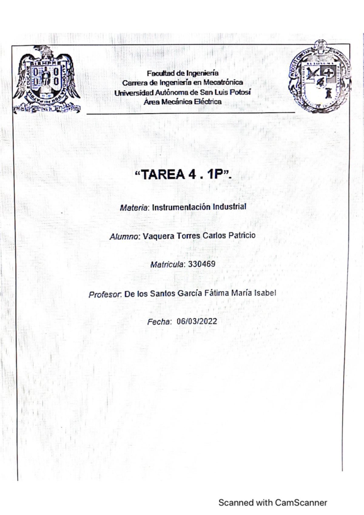 T4 - tarea - Instrumentacion - Studocu