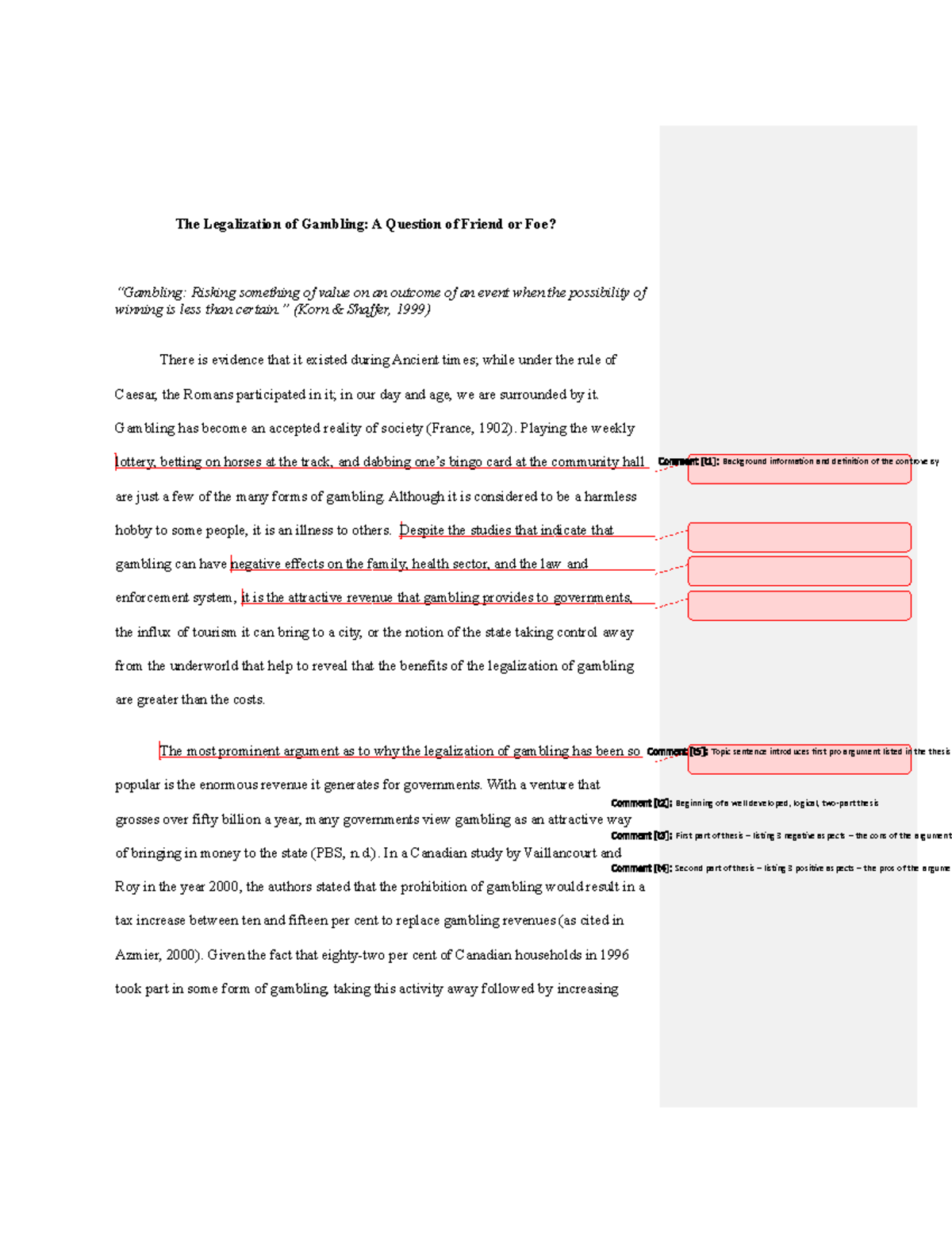 Annotated-Argumentation Sample Essay(1)(1).pdf - Comment [t 2 ...