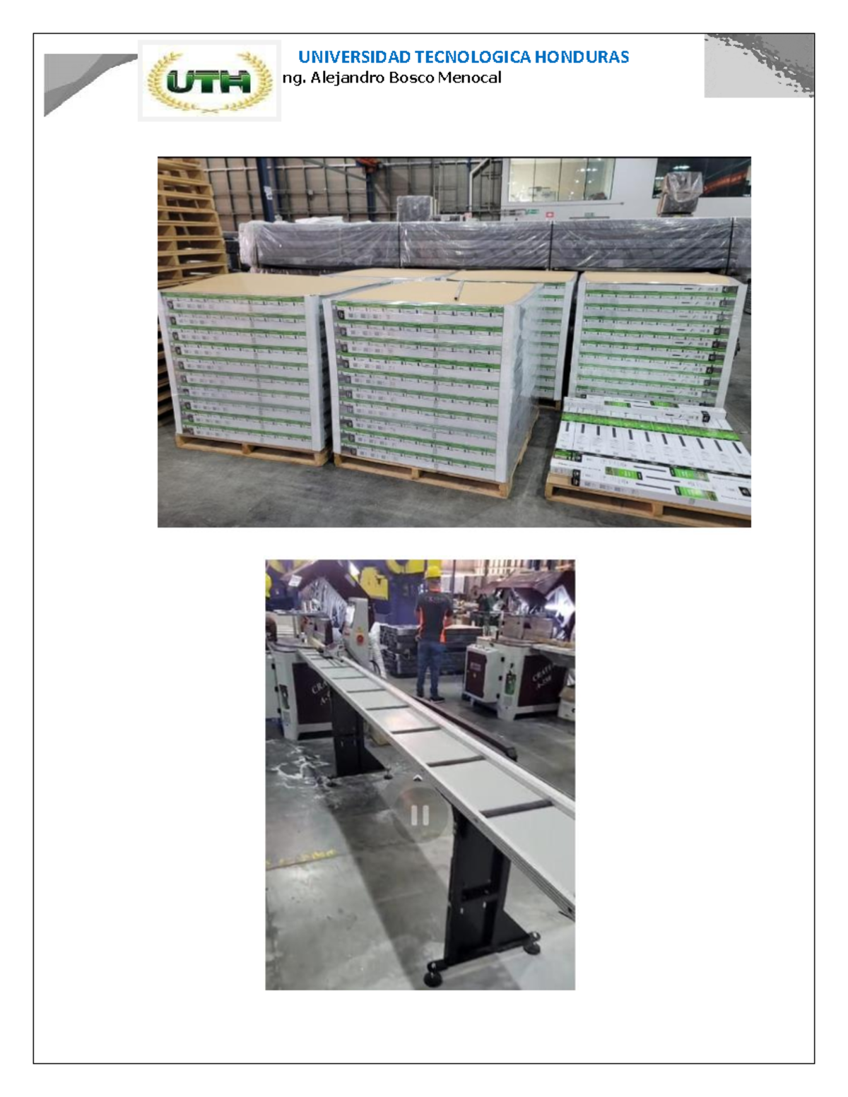 Imforme del Proyecto III Parcial - Ing. Alejandro Bosco Menocal Ing ...