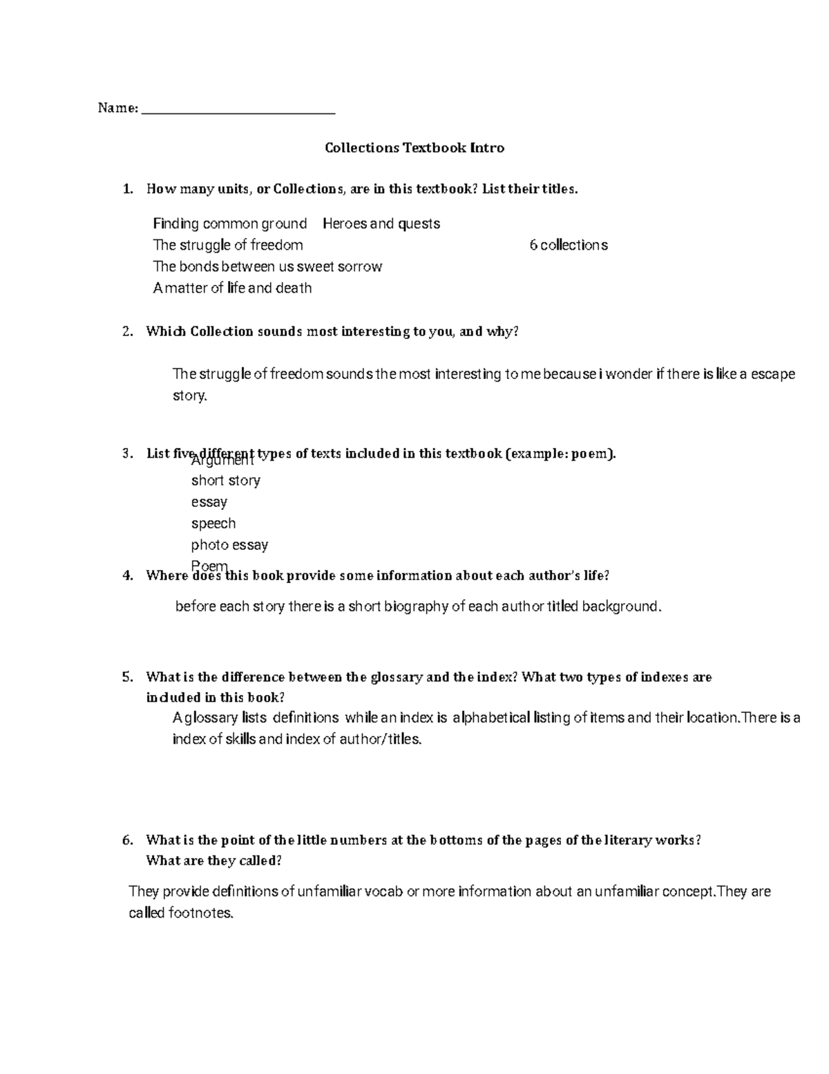 Cameron Hines - Textbook Scavenger Hunt - Name ...