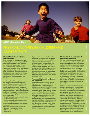 Week 1 - SMA Pregnancy and Exercise Fact Sheet - Women in Sport Fact ...