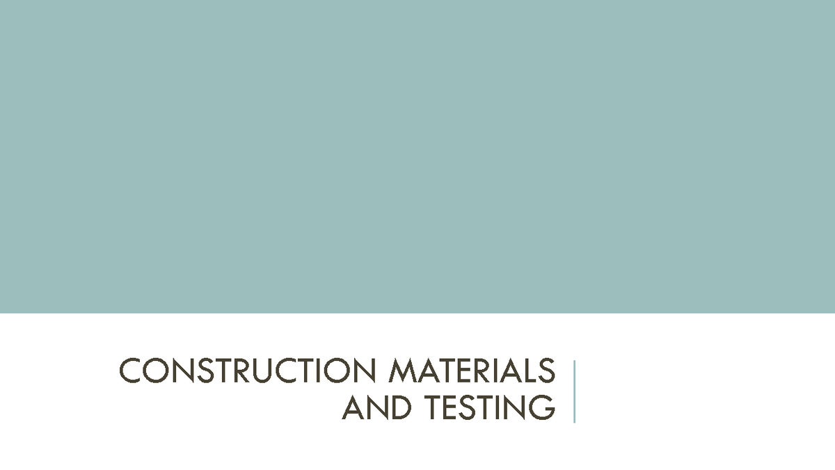 III. General Properties of Materials - CONSTRUCTION MATERIALS AND ...