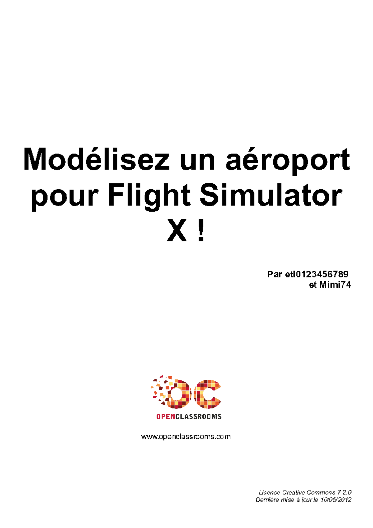 modelisez un aeroport pour flight simulator x - Modélisez un aéroport ...