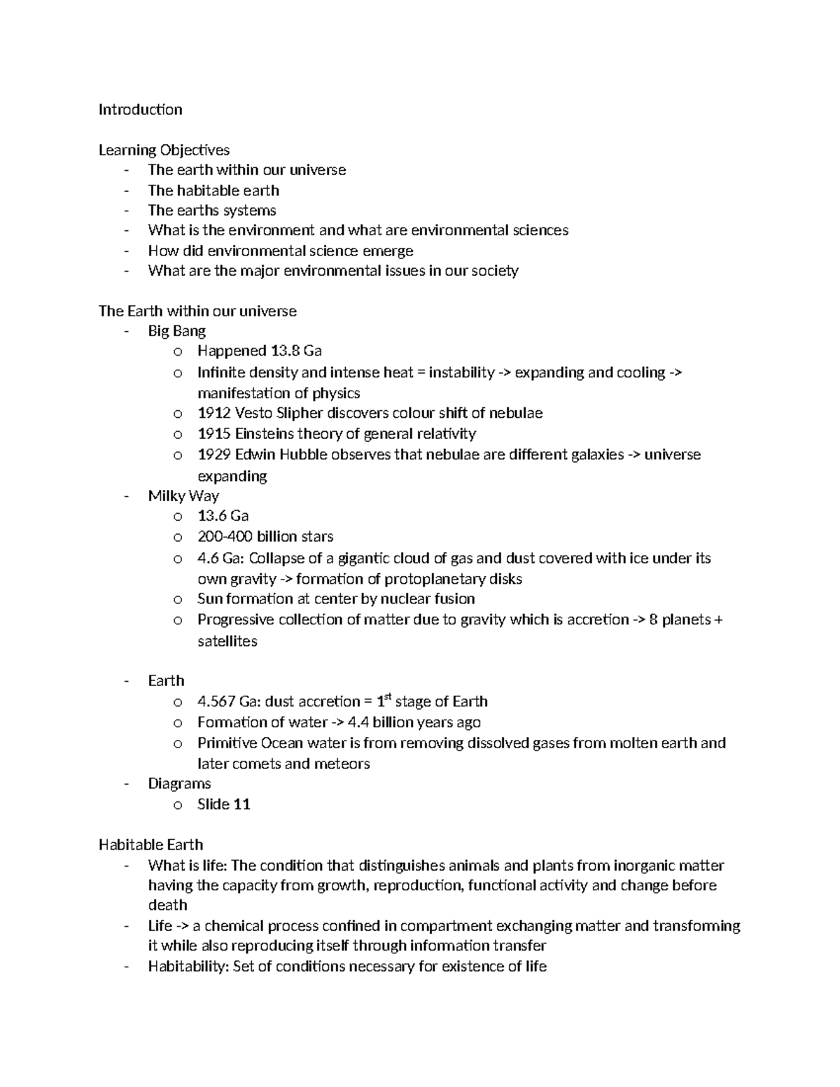 Introduction Notes (Week 1) - Introduction Learning Objectives - The ...