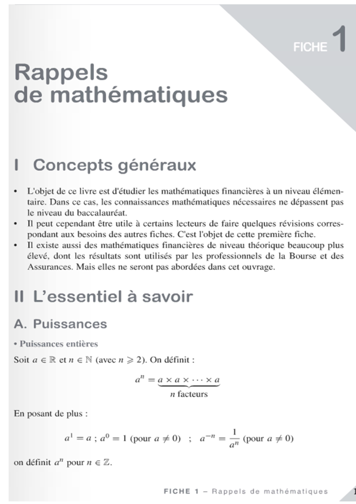 Rappels en mathématiques - Maths - Studocu