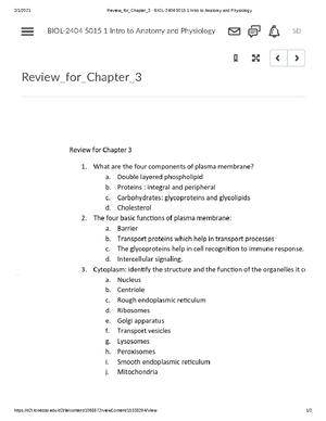 Chapter 005 - Structure and Function of the Body Organ Systems - 5 ...