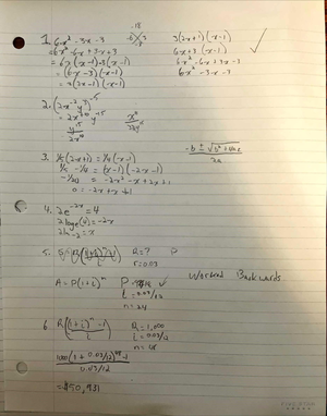 Application of Business Mathematics in Commercial Enterprises - Studocu