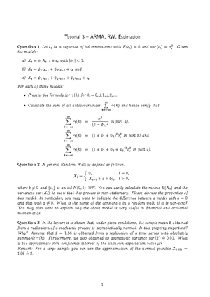 General Insurance Maths II - 1987 1 1989 1 1991 1 1993 1 1995 1 1997 1 ...