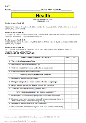 FS1 Worksheet 7 - AJSA - Experiential Learning Course Field Study 1 and ...
