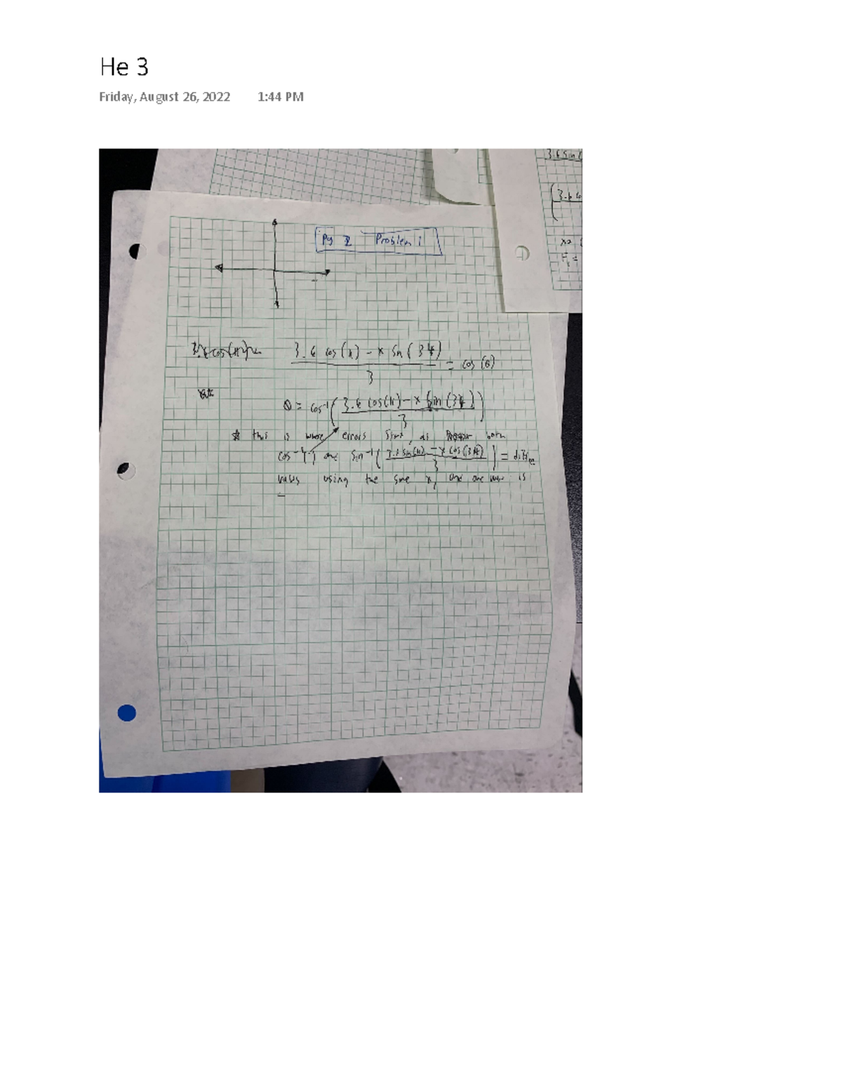 Hw 3 - Wiley Homework assignment 3 - MECH 2110 - He 3 Friday, August 26, 2022 1:44 PM - Studocu