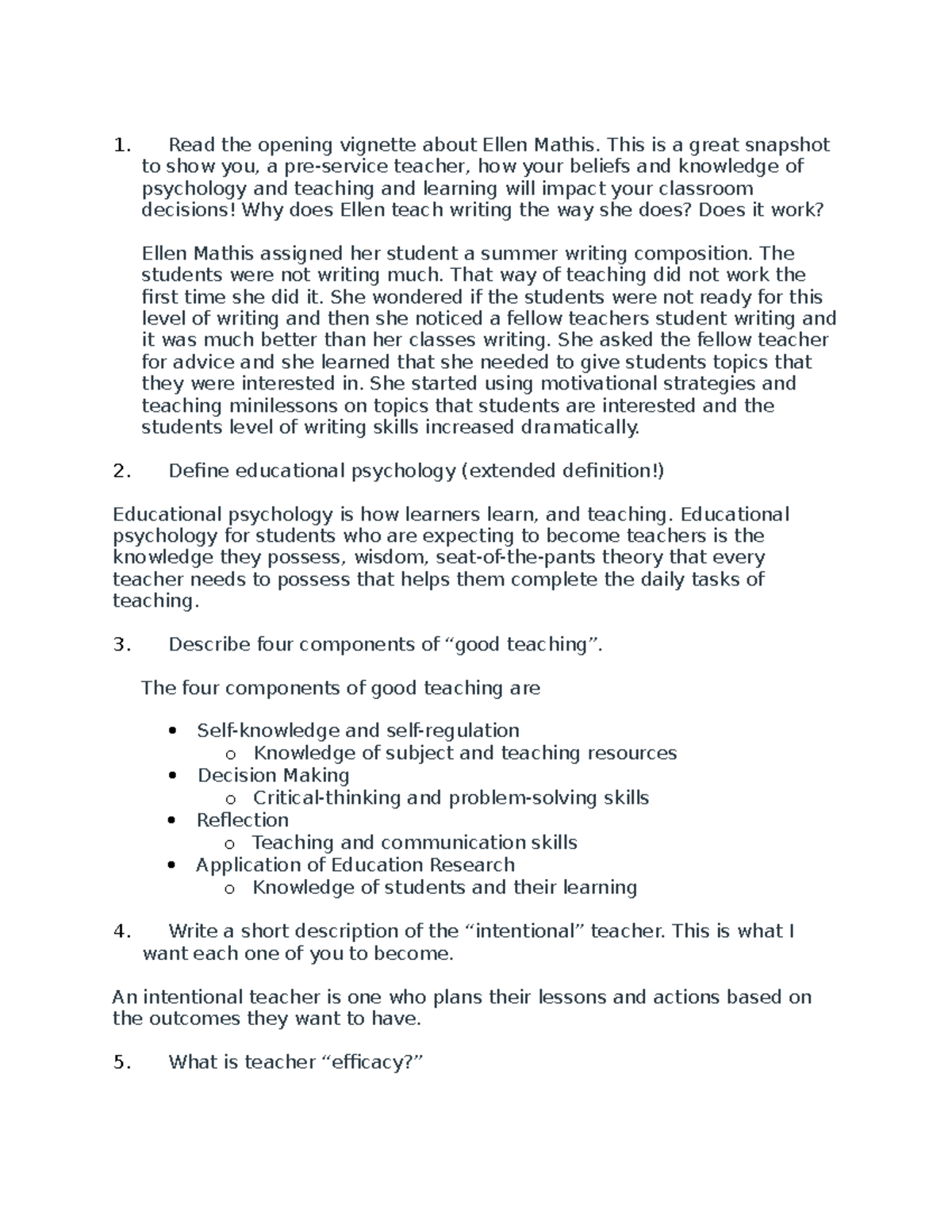 Chapter 1 Assignment - The Module 1 Reading Guide is located on the ...