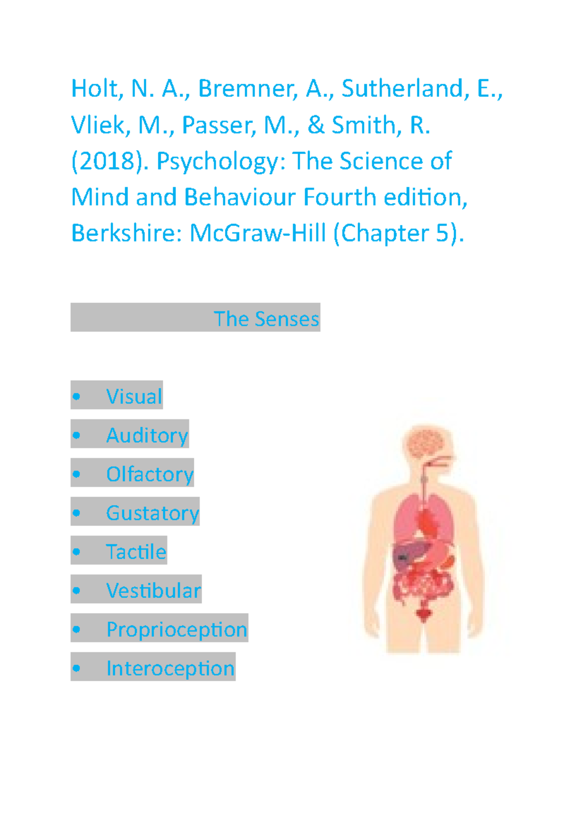 Visual Perception complete - Holt, N. A., Bremner, A., Sutherland, E ...