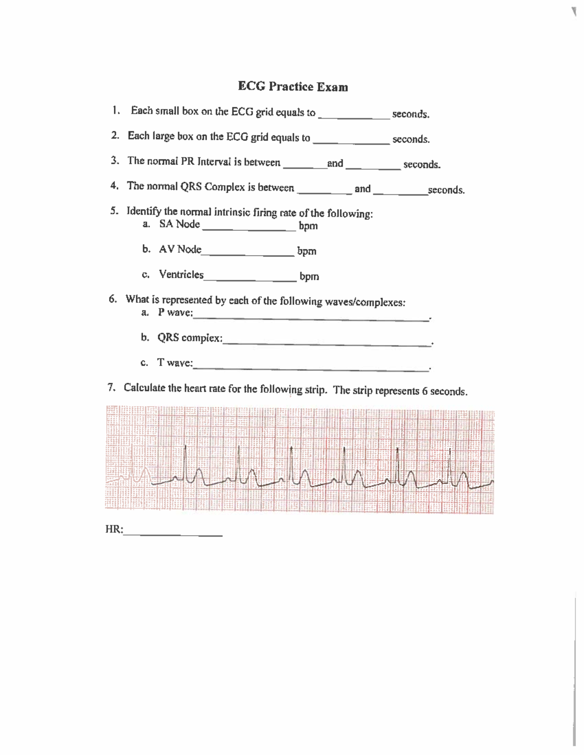 Ekg practice - BIOEN 643 - Studocu