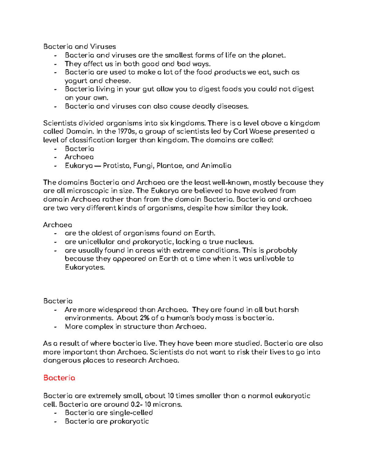 Bacteria and viruses - They aect us in both good and bad ways ...