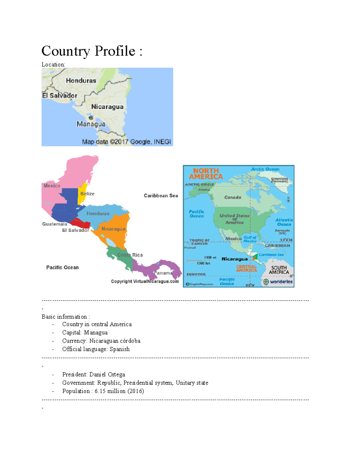 Country Profile & Position Papers - Country Profile : Location: - Basic ...