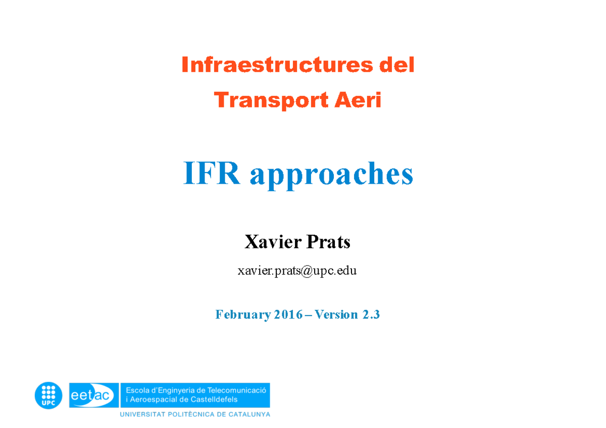 07 IFR-approaches-v2 - Presentaciones de Power Point, para preparar la ...