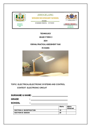 Gr 11 IT PAT 2024 Eng - 2024 IT Practical assessment task. - Copyright reserved Please turn over ...