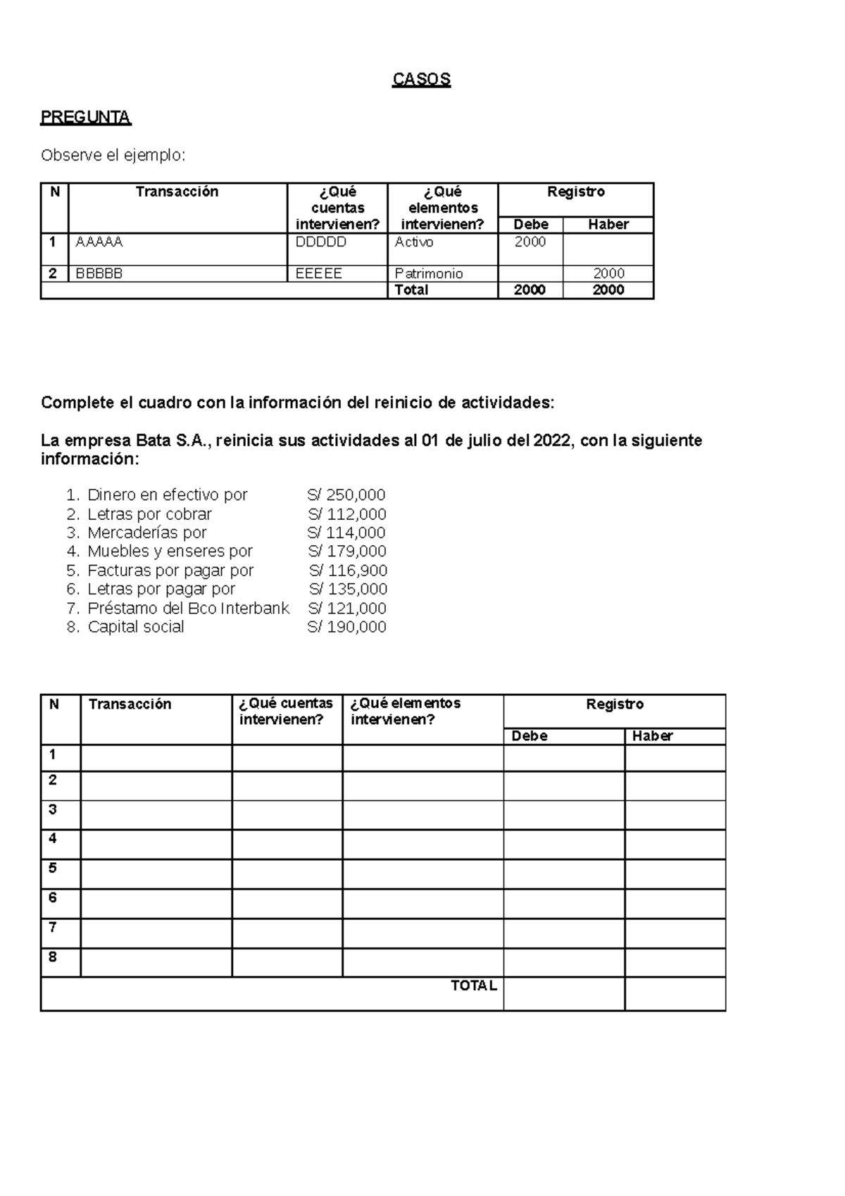 PC1 26 - preparación para practica calificada1 - CASOS PREGUNTA Observe ...