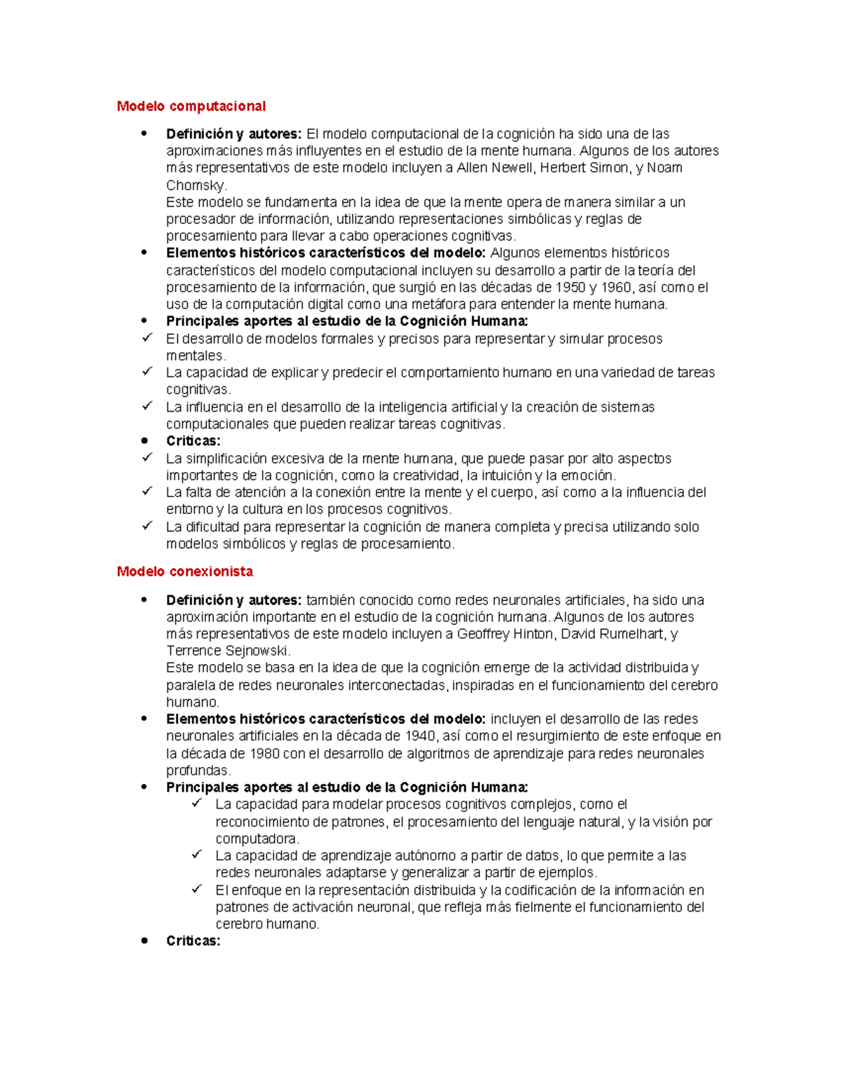 Información infografias - Modelo computacional Definición y autores: El ...